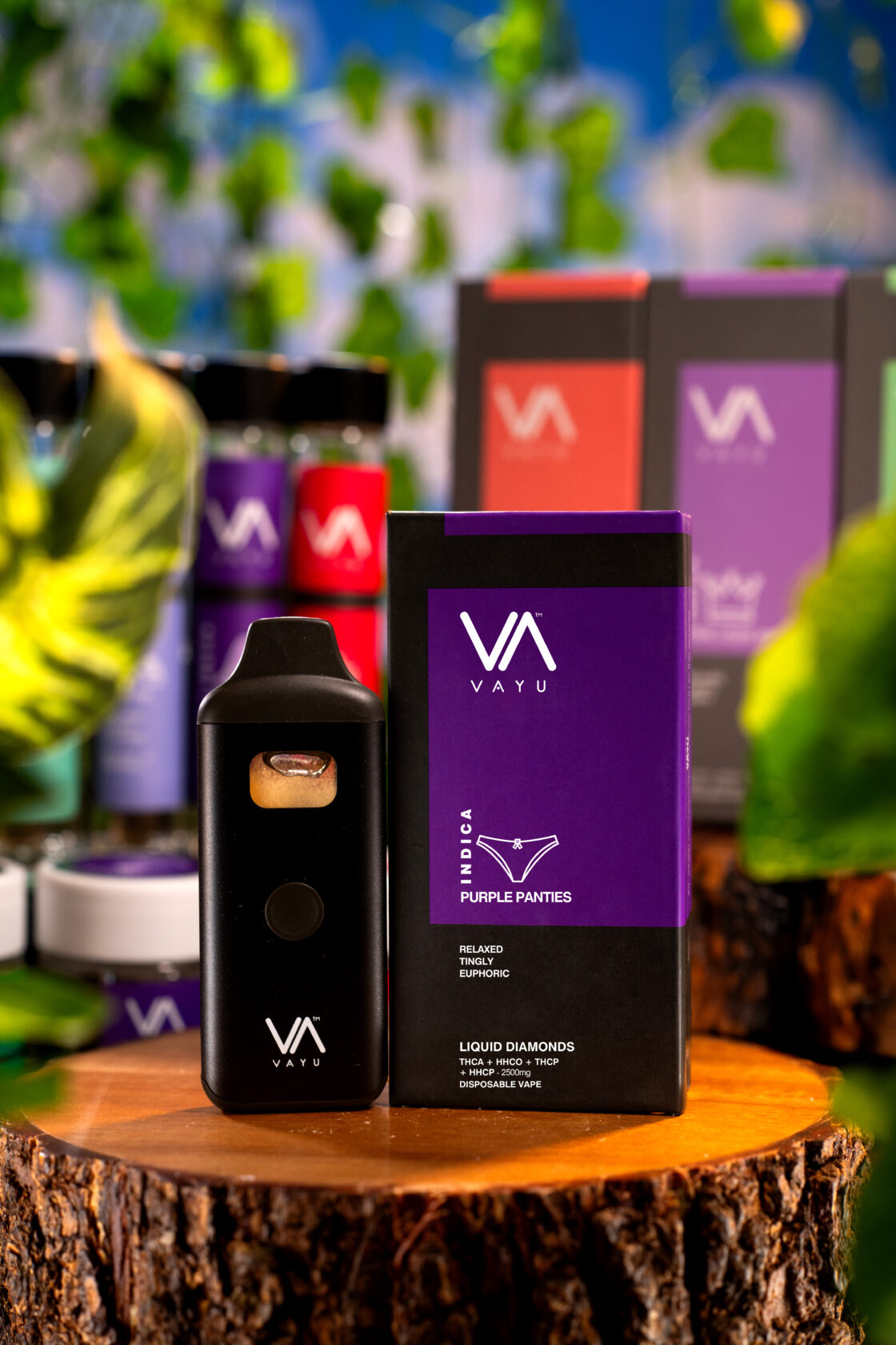 Purple Panties – Indica – THCA Liquid Diamonds – 2.5G Disposable - VAYU